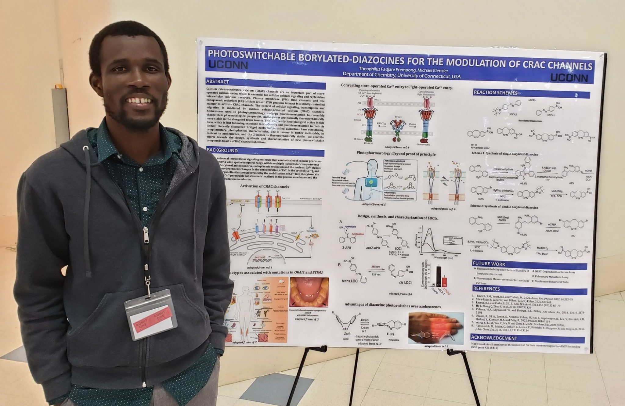 Theo presented a poster on his research | Kienzler Research Group